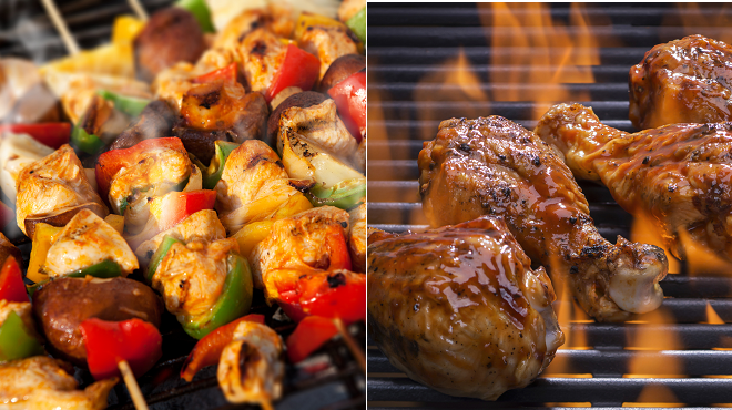 Un assortiment de viandes pour barbecue